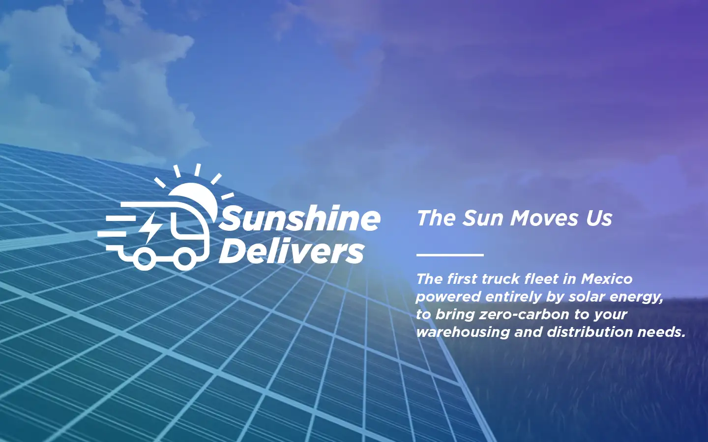 Sunshine Delivers - The Sun Moves Us